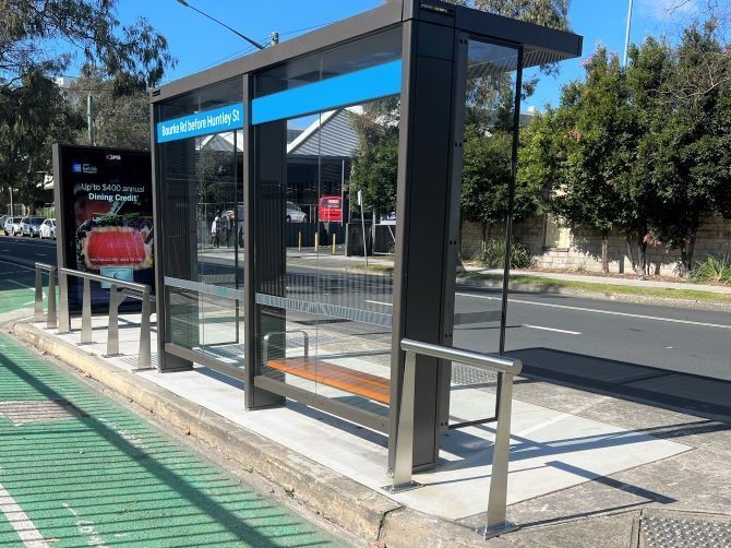 Custom Barrier and Bus Stop Leaning Rails-Emerdyn